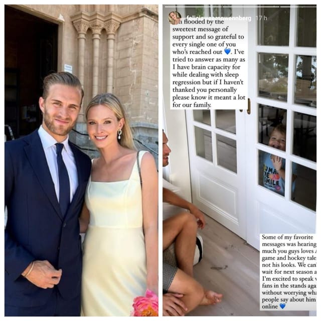 Alex Wennberg's wife Felicia calls out the TikTok community for ...