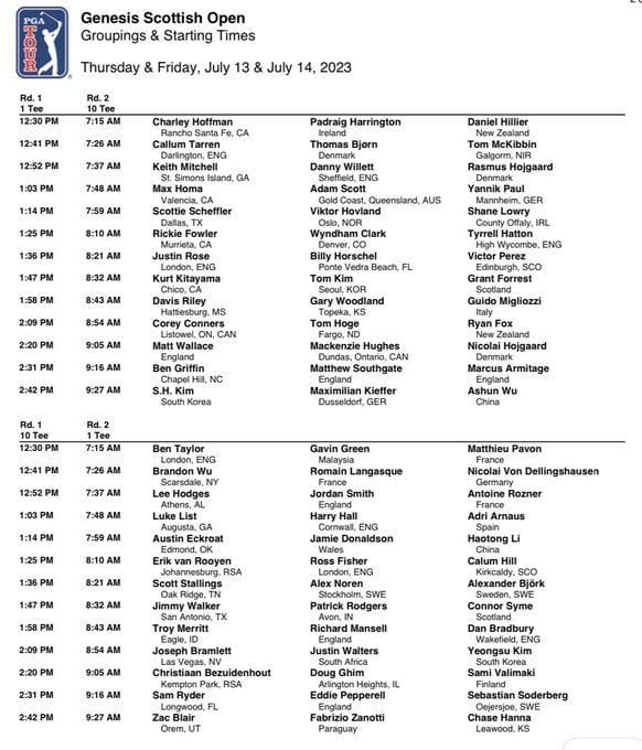 Rory McIlroy tee times: When will the ace golfer tee off on Thursday at the 2023 Genesis ...