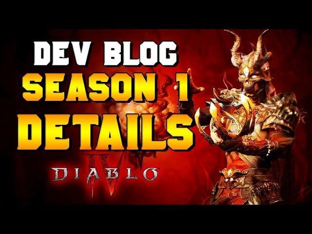 Season 1: Diablo 4 Season 1 launch time in all regions