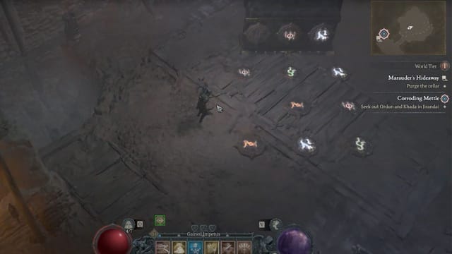 How to solve the Diablo 4 cellar puzzle