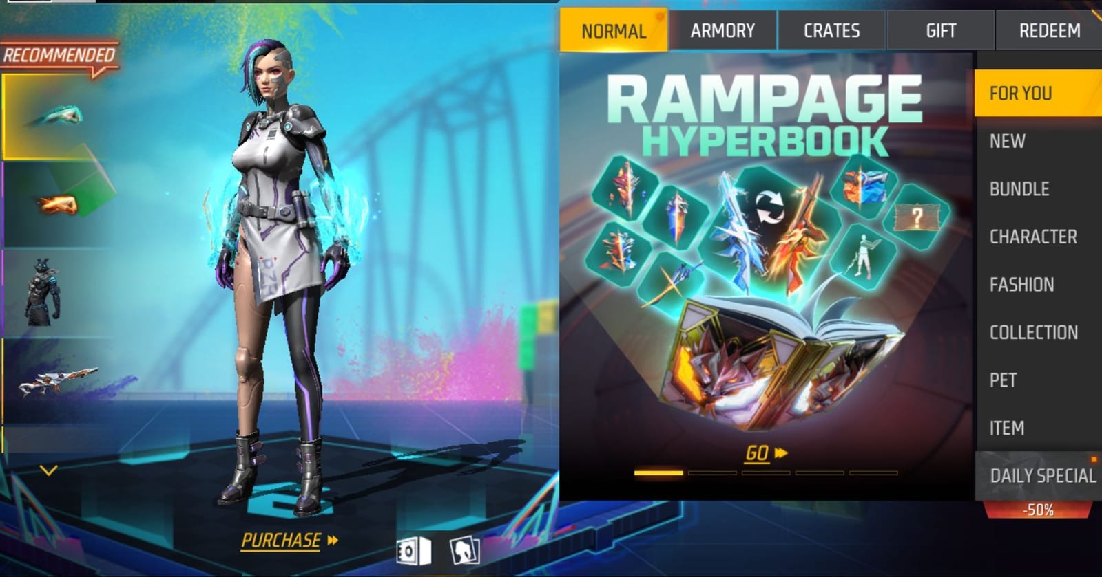 Free Fire MAX Rampage Hyperbook returns in store: Rewards, diamonds ...