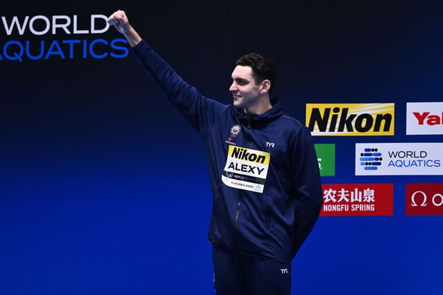 Jack Alexy clinches silver at World Aquatics Championships in Fukuoka ...