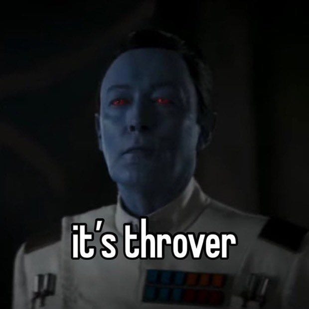 Star Wars: Ahsoka show reveals first look of Admiral Thrawn