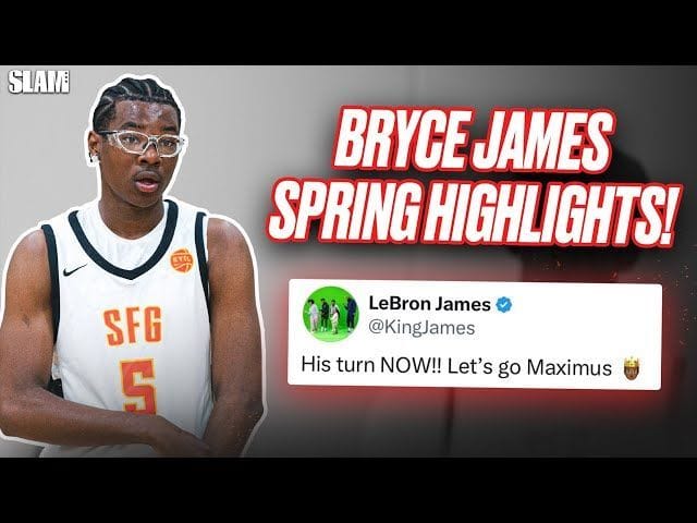 Watch: Bryce James balls out against Dominique Wilkins's son and the ...