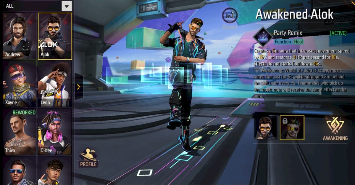 How to get Awakened Alok in Free Fire MAX