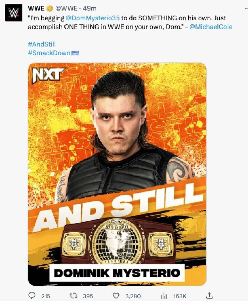 Dominik Mysterio successfully completes first title defense in ...