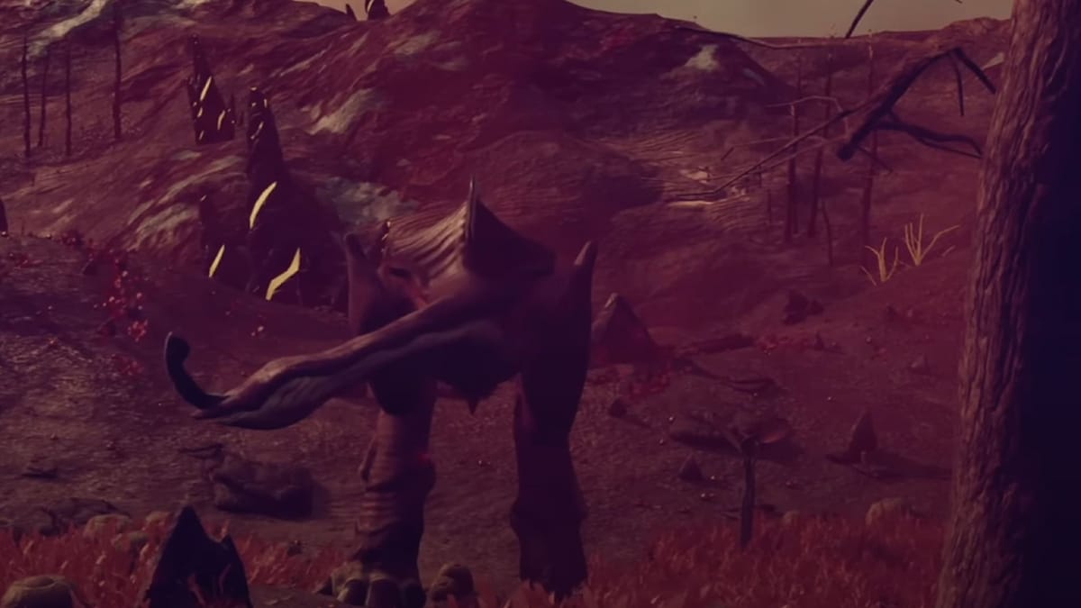 5 funny looking creatures in No Man's Sky