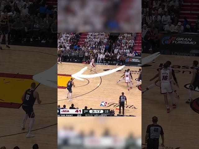 Watch - Nikola Jokic shows why he has the best IQ with this genius play