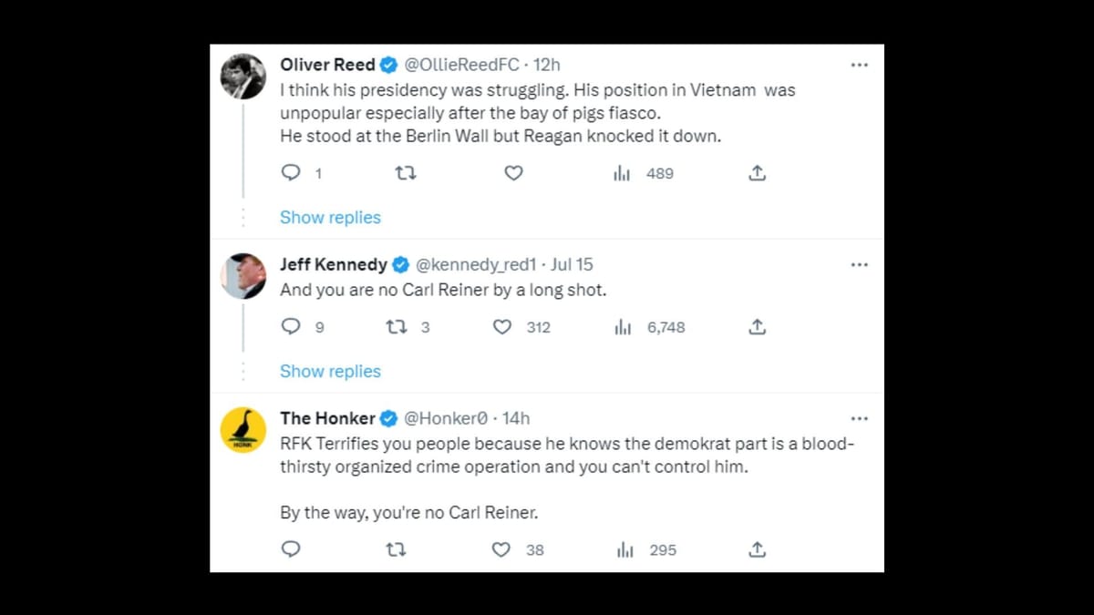 What did Rob Reiner tweet about Robert Kennedy Jr.? Actor receives ...