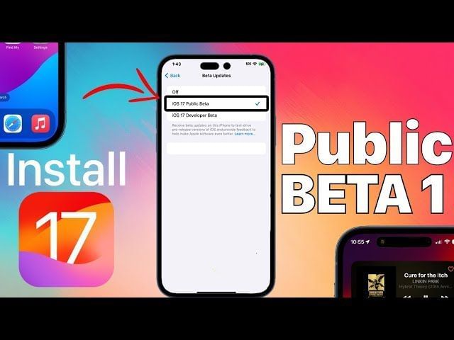 How to update iOS 17 public beta on your iPhone
