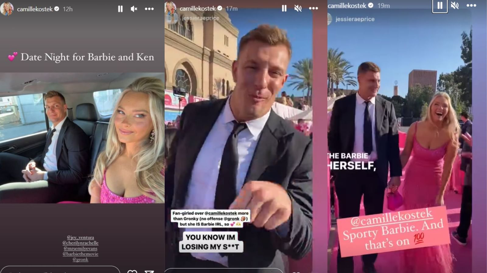 “So handsome” – Camille Kostek shows off ‘Ken doll’ Rob Gronkowski ...