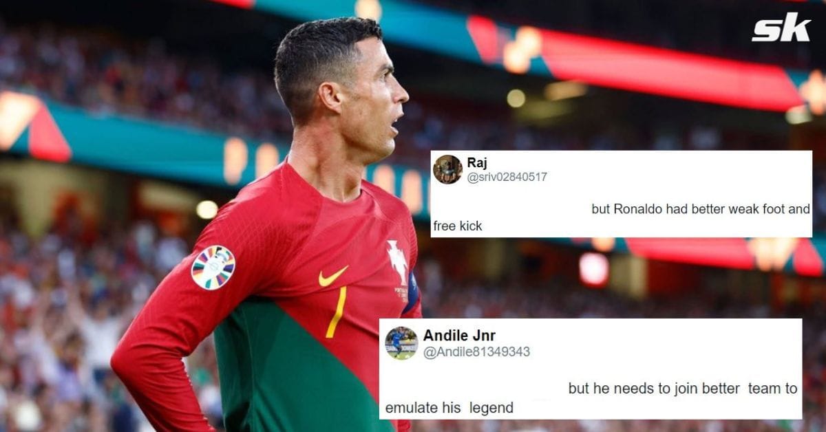 “But Ronaldo had better weak foot and free-kick” – Fans give clear ...