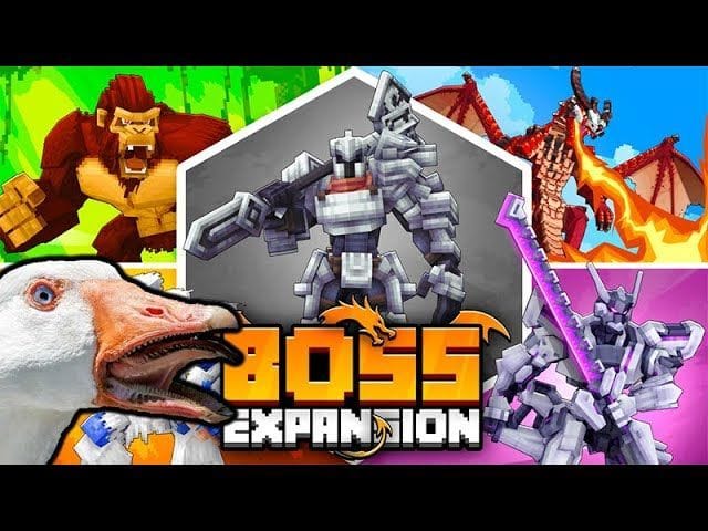 Minecraft Boss Expansion addon brings cool and mighty bosses