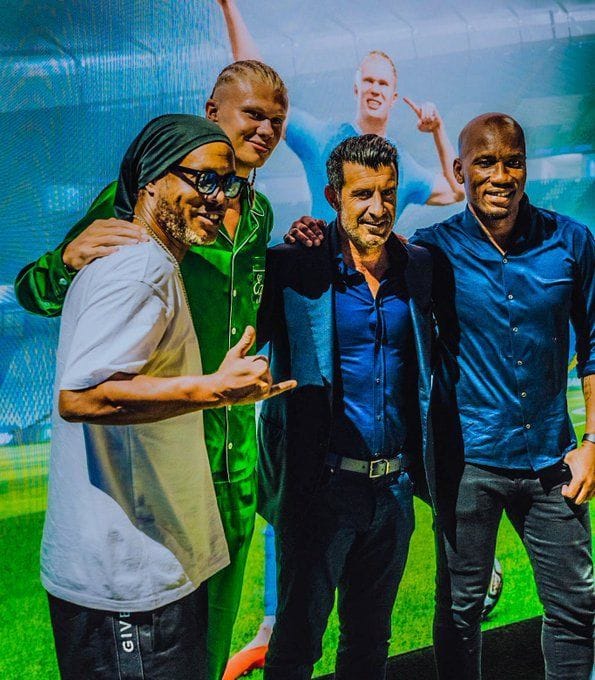 Erling Haaland flaunts new hairstyle as he shows up for EA FC 24 launch ...