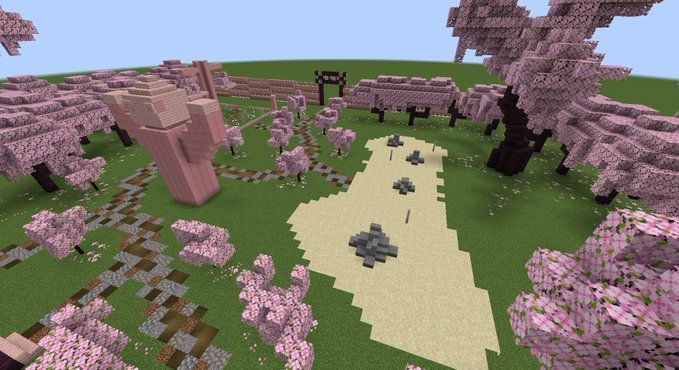 7 best cherry wood builds from Feature Me Minecraft challenge