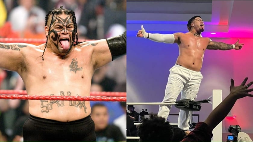Which WWE legend trained Umaga's son? Hint: Not a Samoan