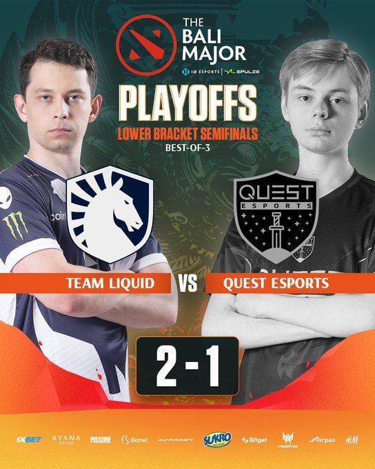Team Liquid vs Tundra Esports Dota 2 Lower Bracket Finals Dota 2 Bali Major: Head-to-head ...