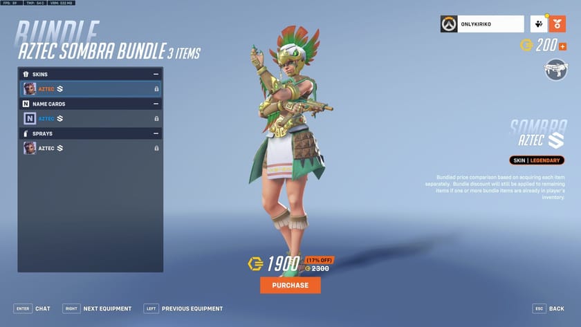 Overwatch 2 Item Shop rotation (July 25): Eagle Warrior Reaper, Aztec ...