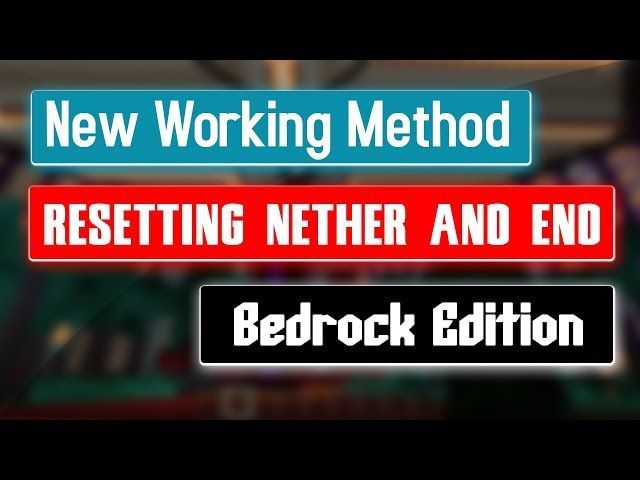How to reset the End in Minecraft