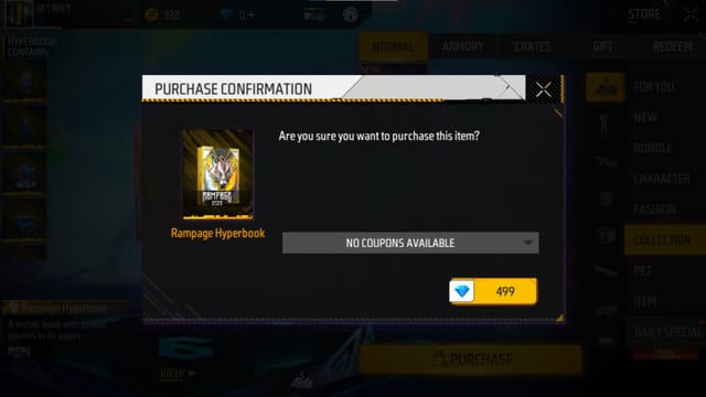 Free Fire MAX Rampage Hyperbook returns in store: Rewards, diamonds ...