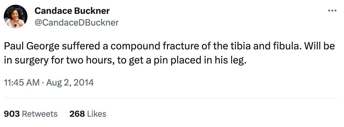 Why is Paul George not playing for Team USA in FIBA World Cup 2023?