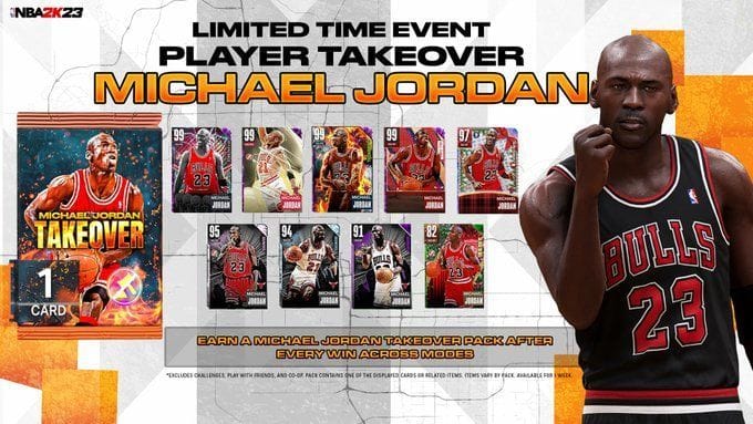 Michael Jordan Takeover Event: NBA 2K23 Michael Jordan Takeover Event: How to get a free 99 ...