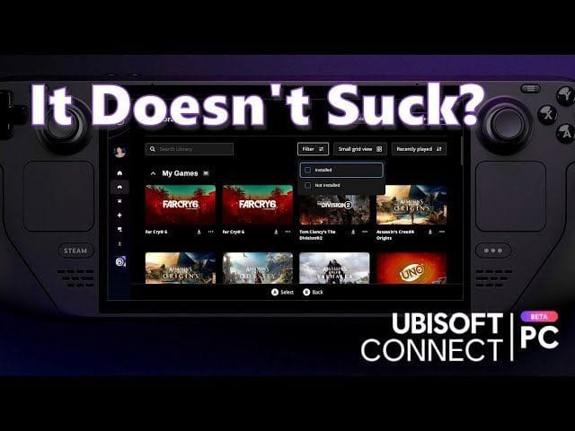 How to download Ubisoft Connect on Steam Deck?