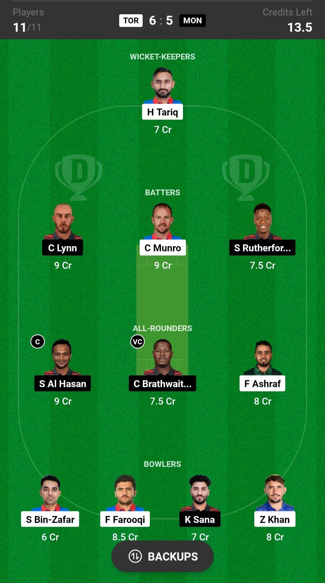 TOR vs MON Dream11 Prediction: Fantasy Cricket Tips, Today's Playing ...