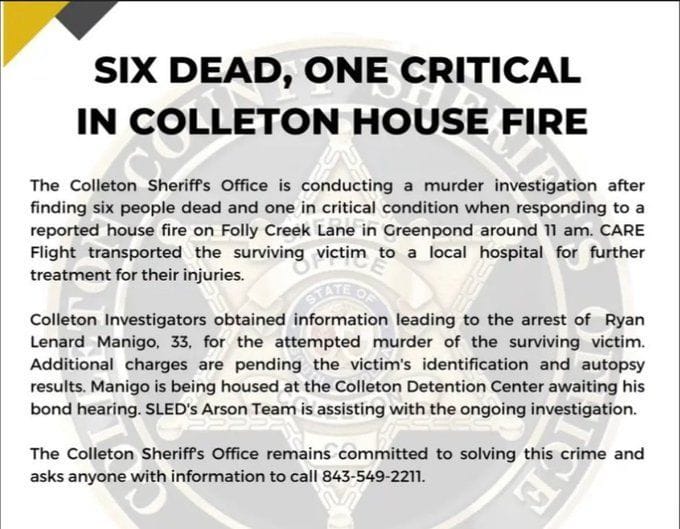 What did Ryan Manigo do? Murder investigation underway after six people ...