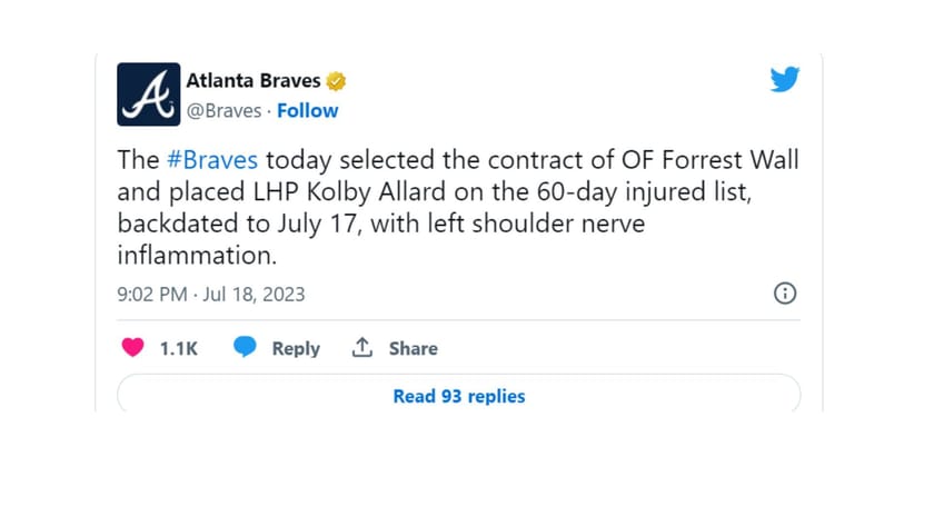 Forrest Wall gets emotional about his MLB call-up after nine years of ...