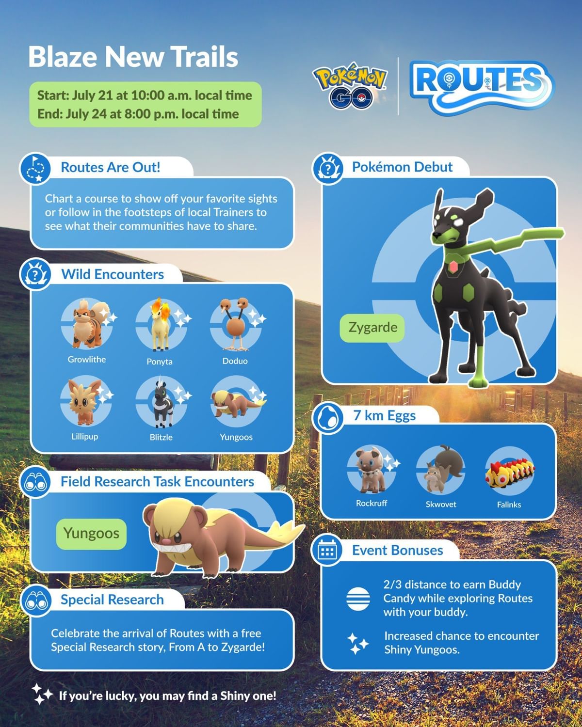 Pokemon GO Blaze New Trails announced for July 2023