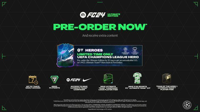 Heroes: EA FC 24 pre-order guide: How to get a free Heroes card in ...