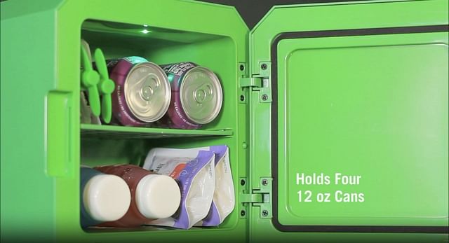 Minecraft Releases Creeper Themed Mini Fridge Now Available At Walmart
