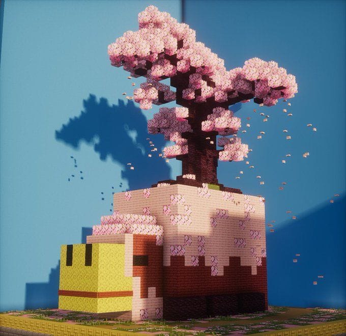 7 best cherry wood builds from Feature Me Minecraft challenge