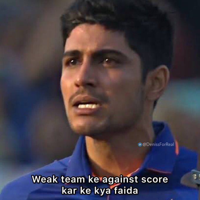 "Non-performing asset"- Top 10 funny Shubman Gill memes after his ...