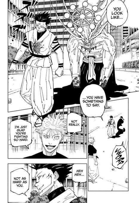 Jujutsu Kaisen chapter 230: Gojo proves himself unbeatable as Sukuna ...