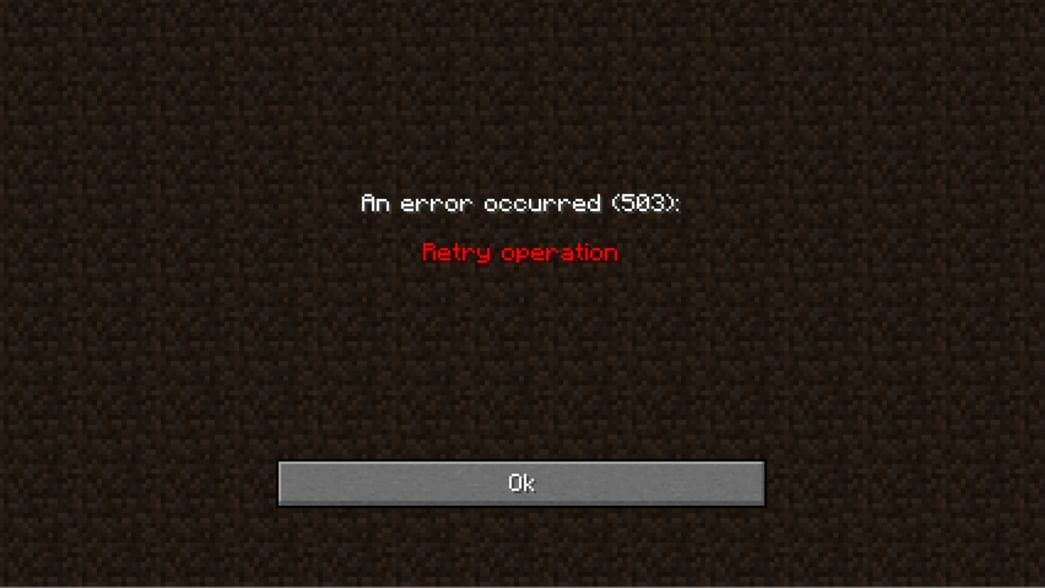 How to fix Minecraft error codes 504 and 503?