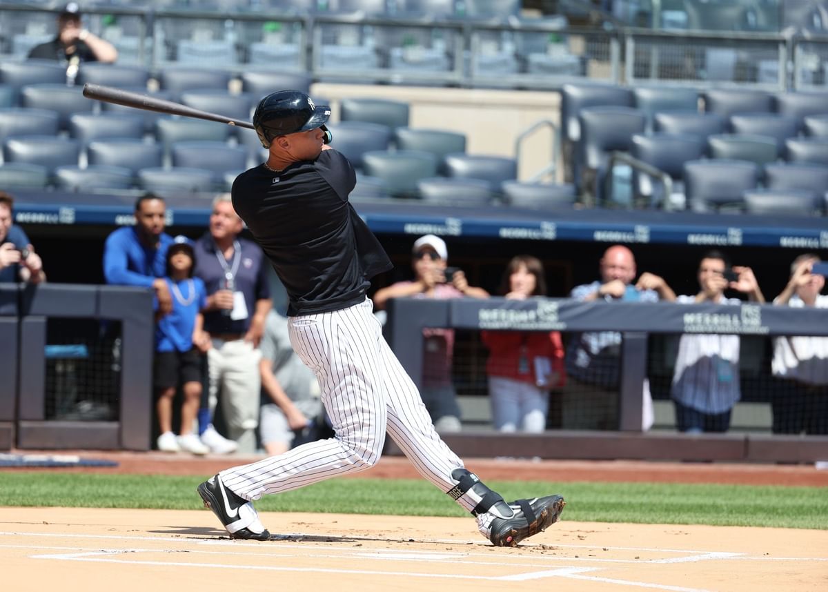 Aaron Judge: WATCH: Yankees Aaron Judge and Giancarlo Stanton seen at ...