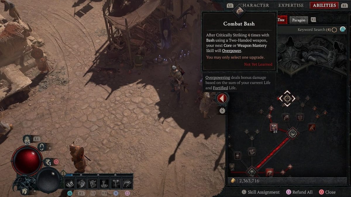 All Diablo 4 Bludgeoning Barbarian skills
