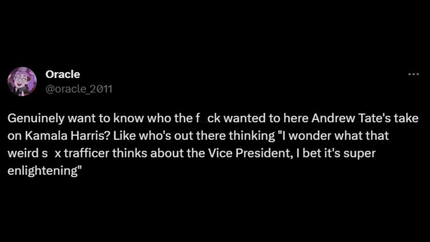 What does compendious mean? Andrew Tate's comments on Kamala Harris ...