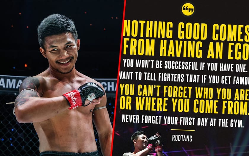 Humble Rodtang shares his inspiring life mantra: “Nothing good comes ...