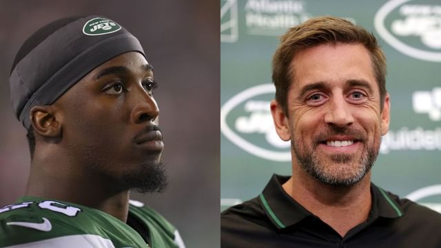 Fans troll Aaron Rodgers with vaccine reference after Breece Hall’s confident remarks on Jets ...