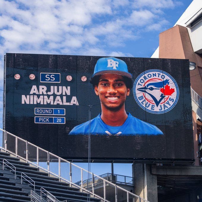 Is Arjun Nimmala the first player of Indian descent to be selected in ...