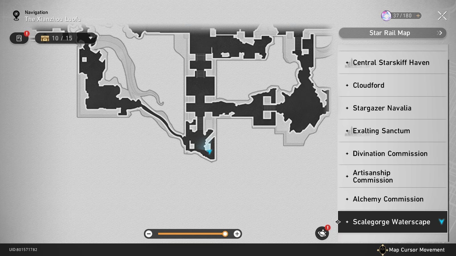 Honkai Star Rail Scalegorge Waterscape Treasure Chest locations with ...