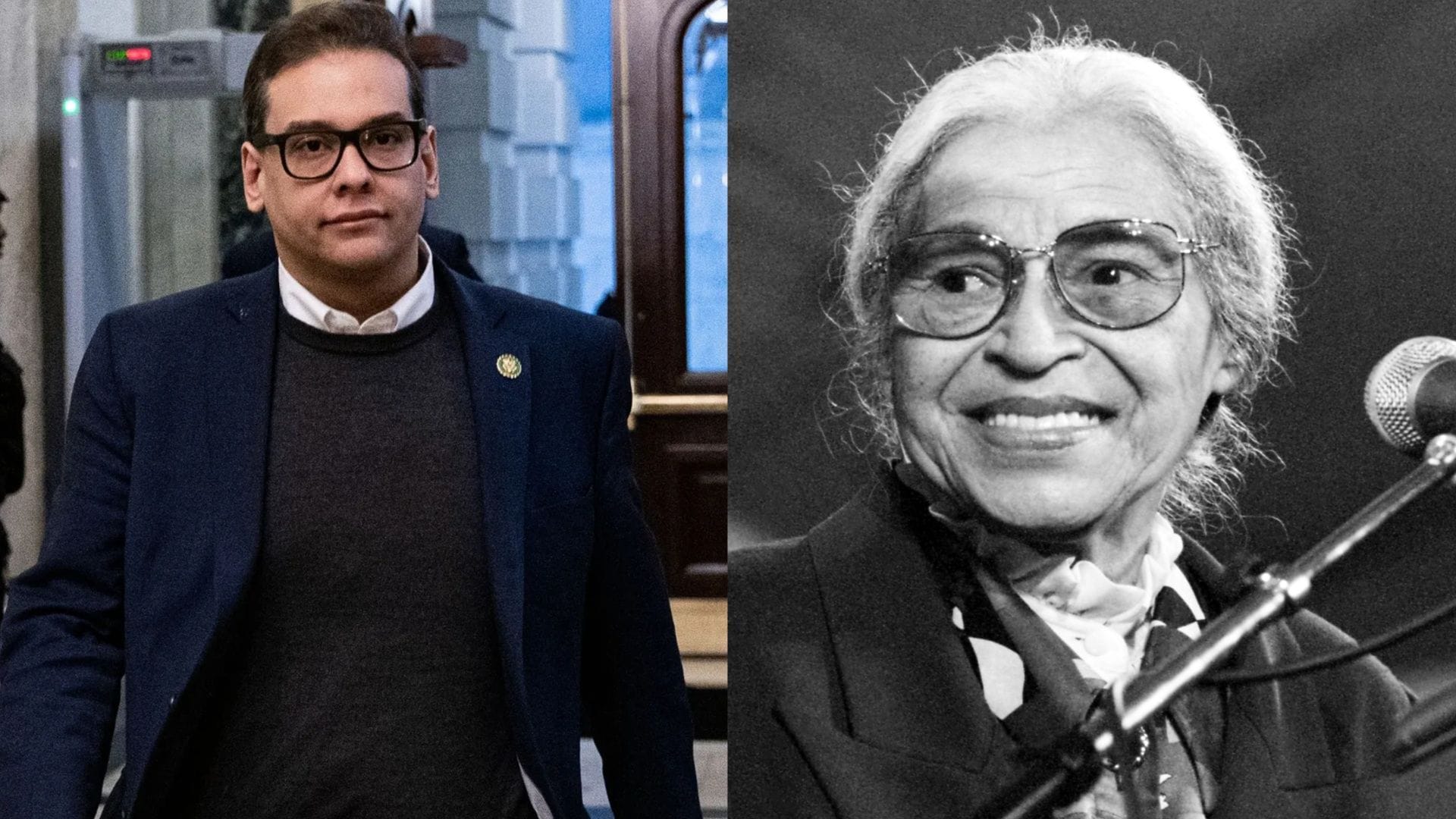 What did George Santos say about Rosa Parks? Republican slammed by ...