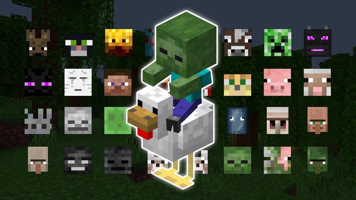 Top 10 rarest mobs in Minecraft 1.20