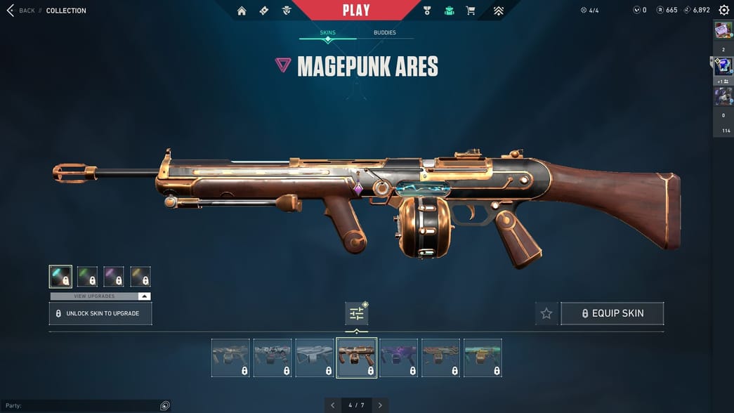 Valorant Magepunk skins ranked from worst to best