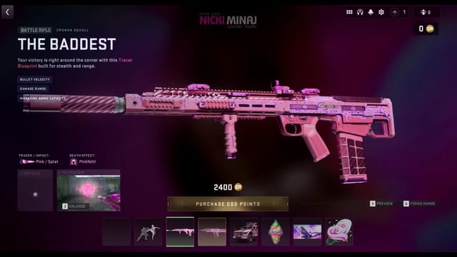 MW2, Nicki Minaj: Nicki Minaj Operator Bundle in Warzone 2 and MW2 ...