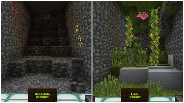Minecraft player creates museum to showcase camouflaged creepers