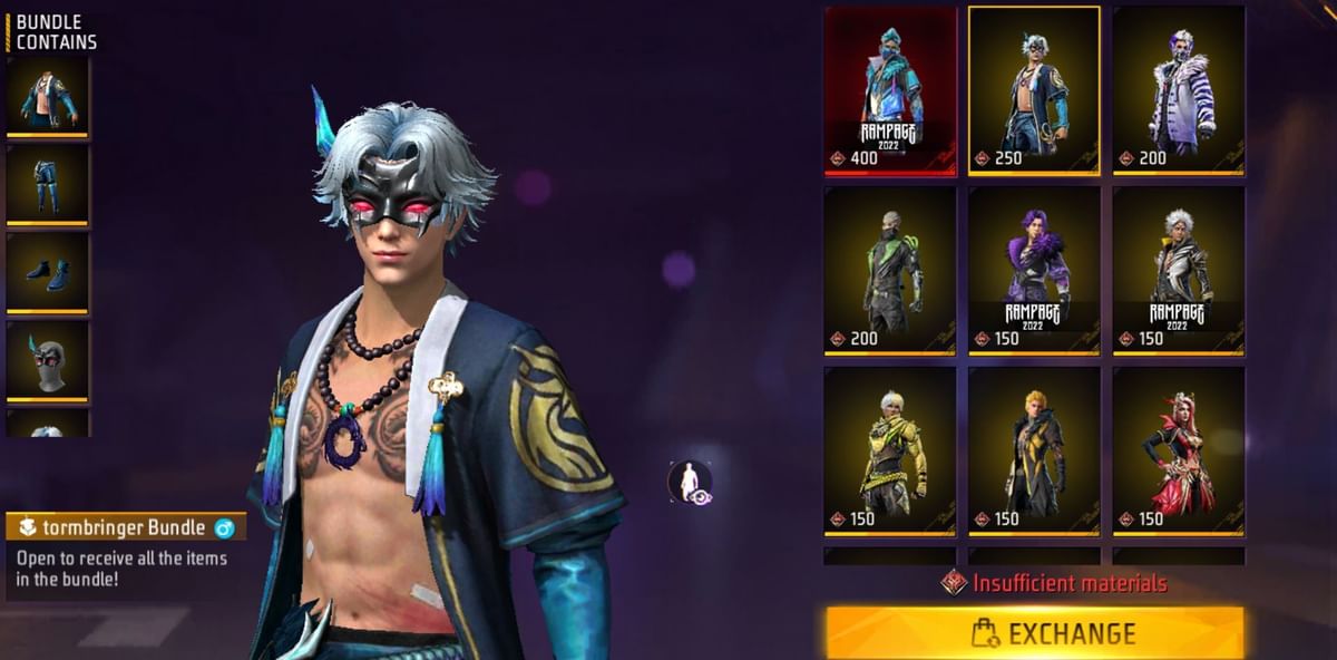 Free Fire MAX Rampage Ring: Get Mars Warclasher Bundle and more rewards